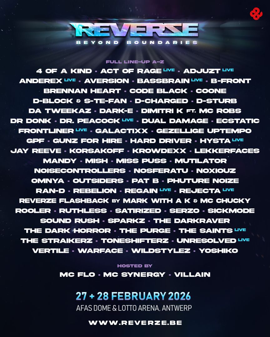 Reverze - Full Line-up